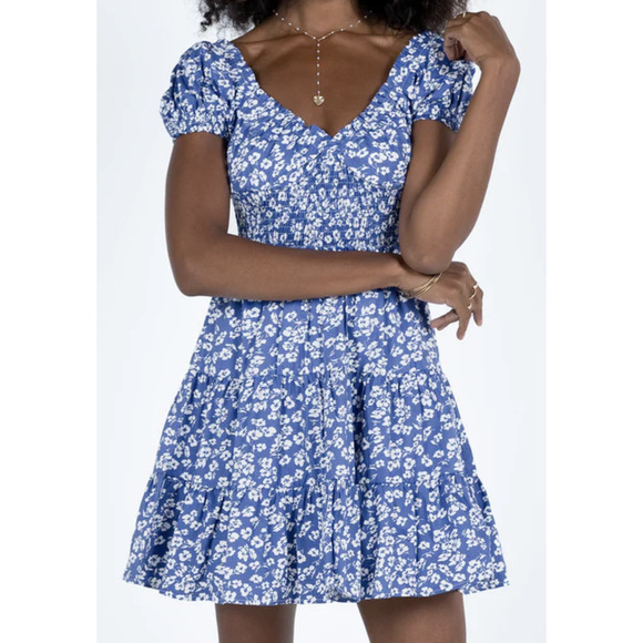 Princess Polly | Dresses | Nwt Princess Prolly Daniela Mini Dress Blue ...